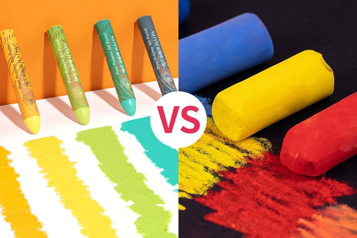 Oil Pastel VS Soft Pastel – Lightwish